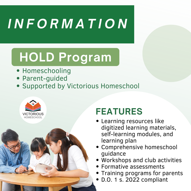 HOLD Program | Homeschool