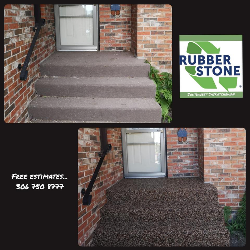 Rubberstone is ideal for outdoor and indoor applications