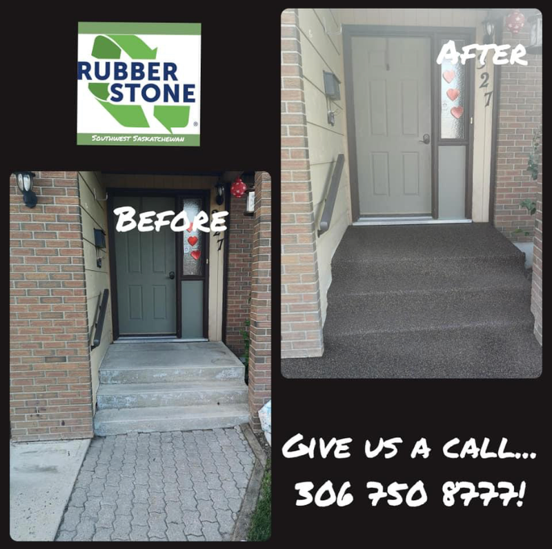 Rubberstone is ideal for outdoor and indoor applications