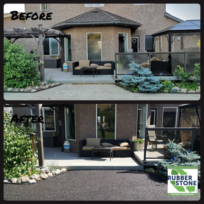 Rubberstone is ideal for outdoor and indoor applications