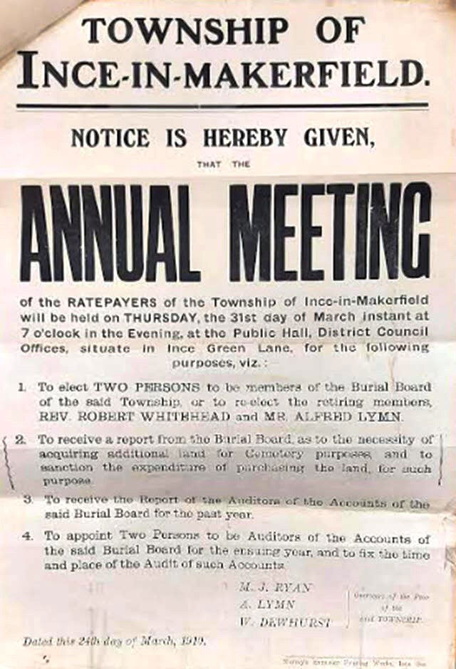 History of Ince Cemetery Chapels - Wigan Building Preservation Trust