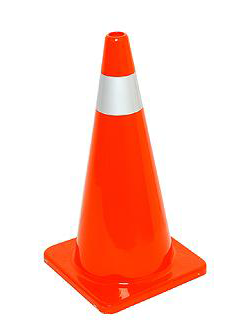 CONO DELIMITACION 71CM BYLACK C/REFLEJANTE - Casper Solutions