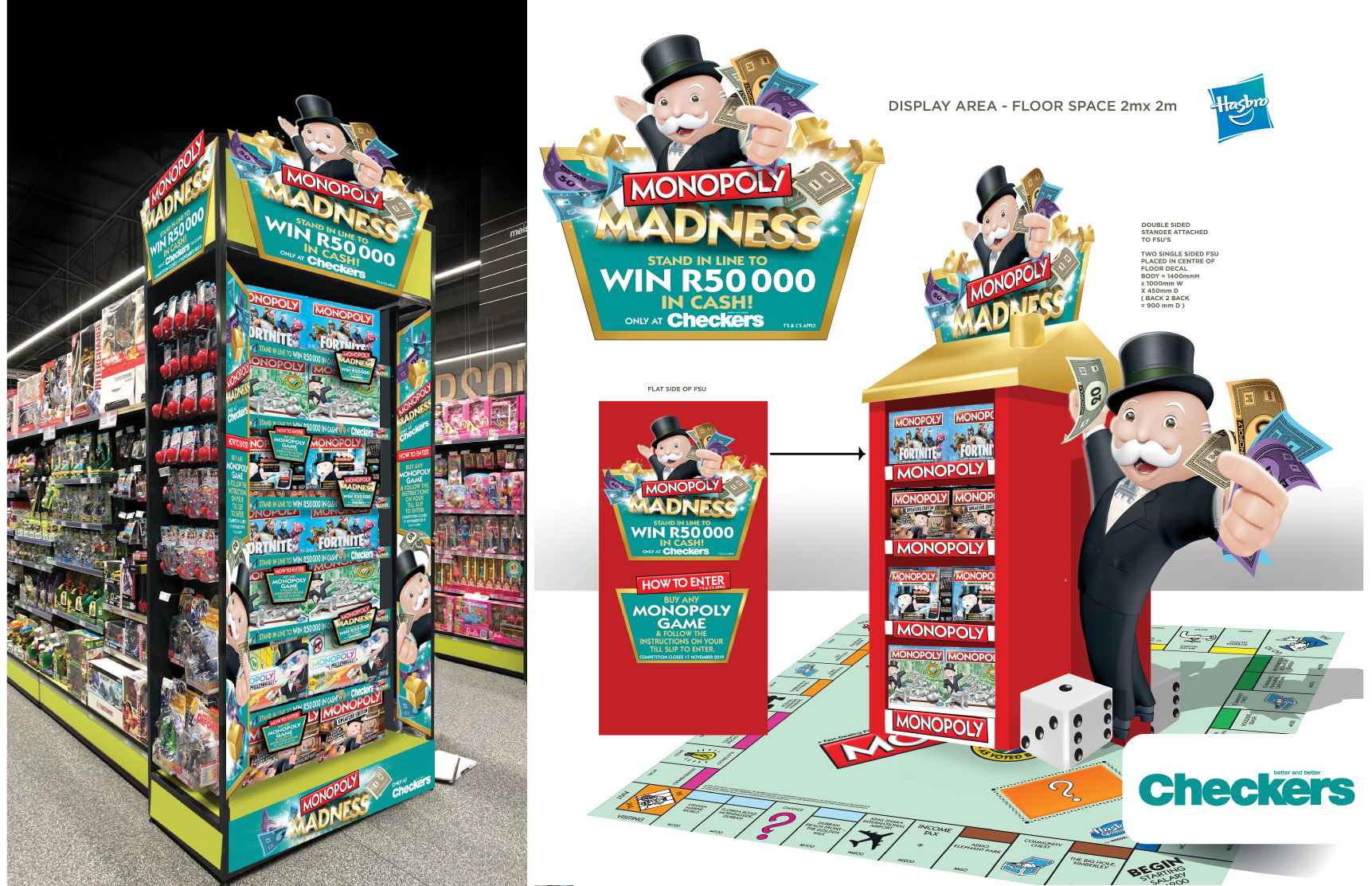 HASBRO MR MONOPOLY PROMOTION at CHECKERS - LQD Design