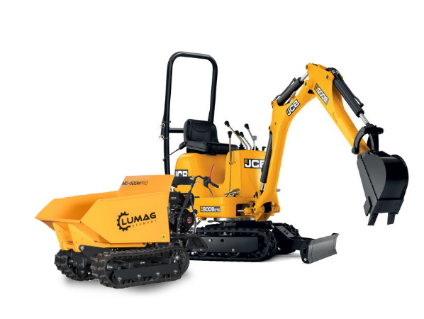 JCB Micro Digger and Mini Dumper - Wirral Mini Digger Hire