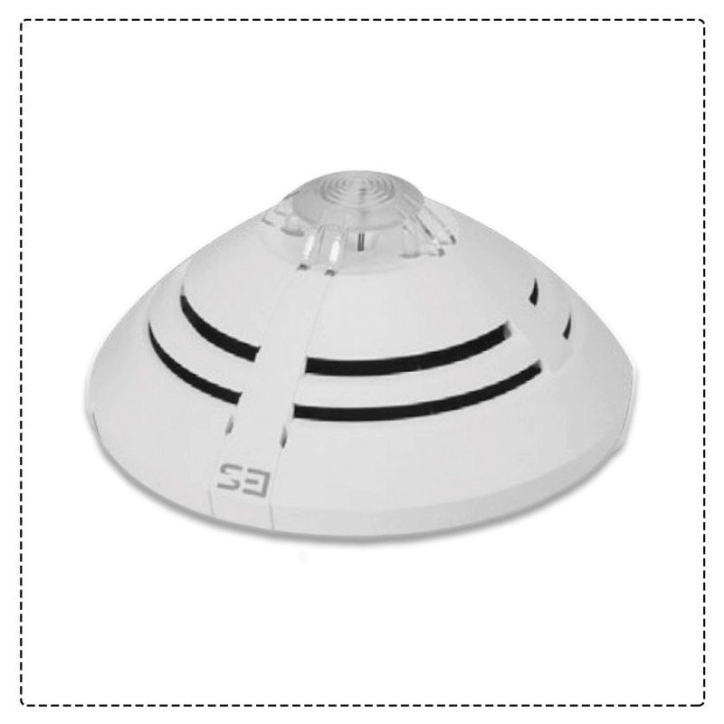 Zeta Conventional Combined Heat and Smoke Detector (MKII-OH) with base ...