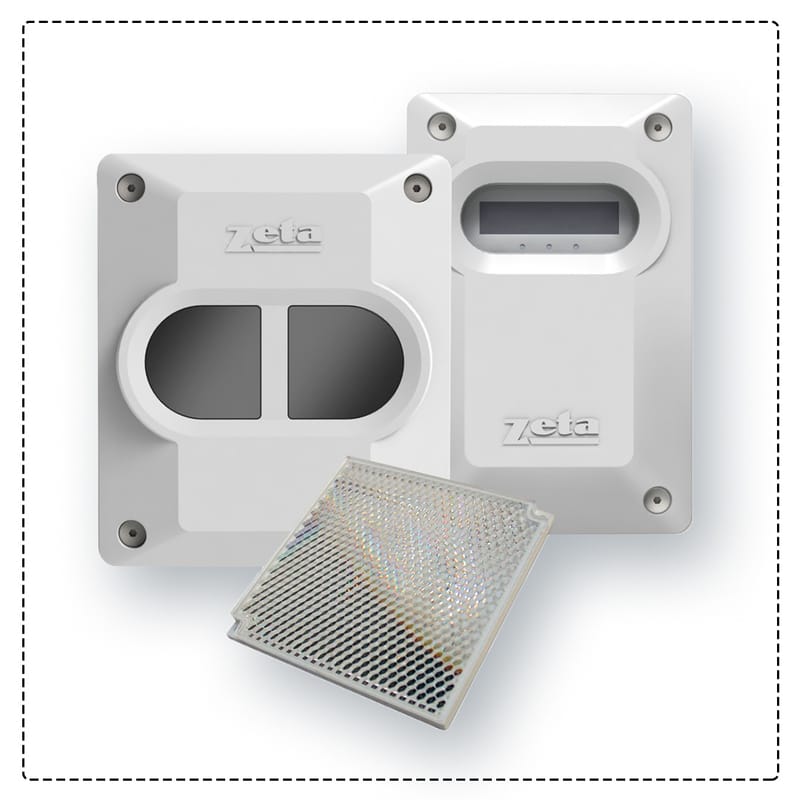 ZETA REFLECTIVE BEAM SMOKE DETECTOR 5-40 Metres (Including Controller ...