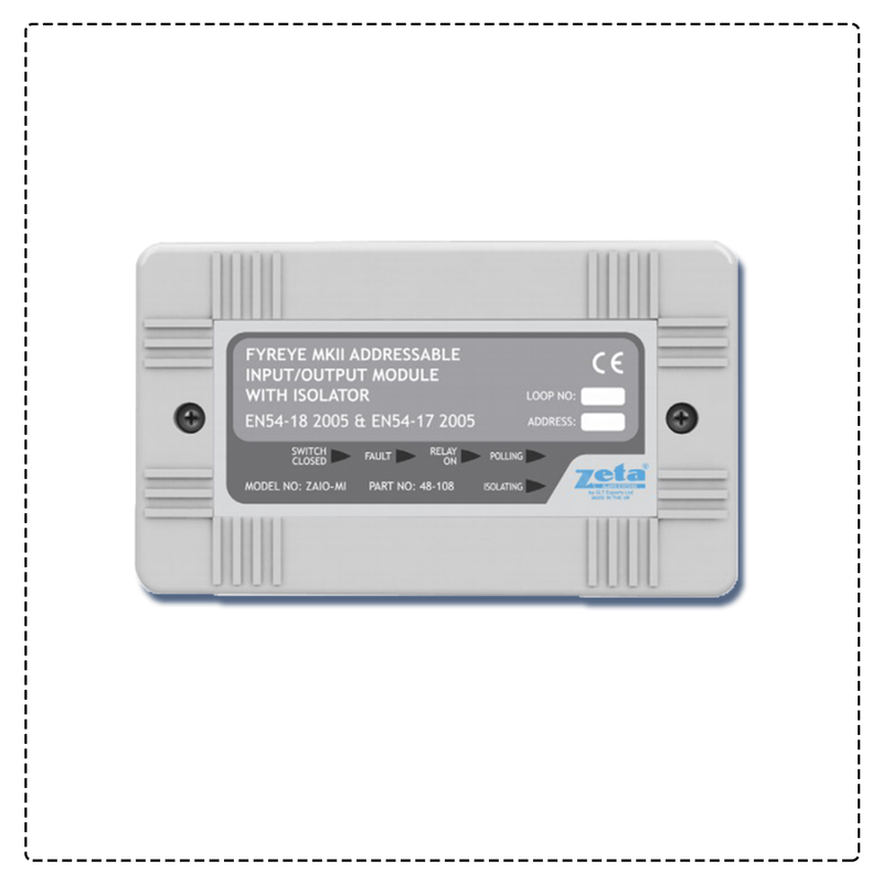 ZETA MKII ADDRESSABLE SOUNDER CONTROL MODULE WITH ISOLATOR (ZASC-MI) - 05 FIRE & SECURITY LTD