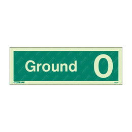 Floor 1 Photoluminescent Floor Identification Sign - 05 FIRE & SECURITY LTD