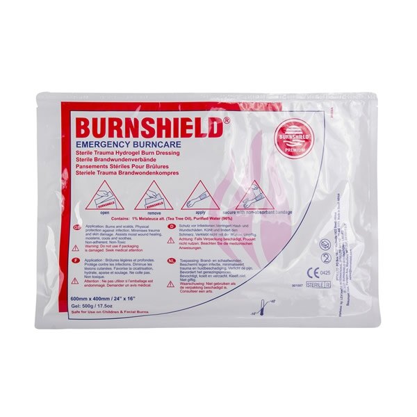St John Ambulance Burnshield® Dressing - 60x40cm - 05 FIRE & SECURITY LTD