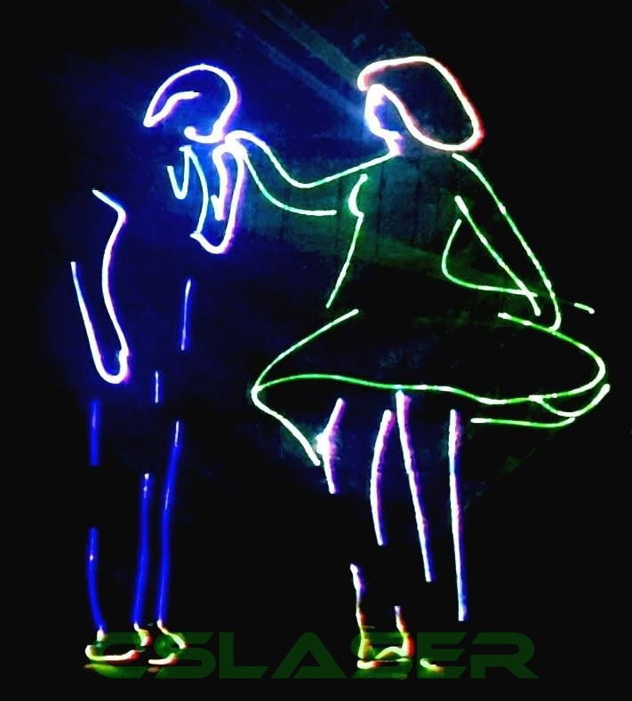 Lasershow mit Animationen - CSLaser