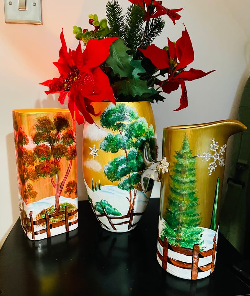 Beautiful, Hand Painted Gift Boxes and Art Collections