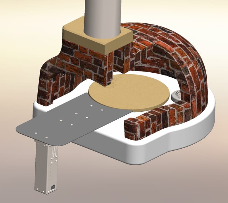 Professional portable Rotating Plate P400 - Taboons