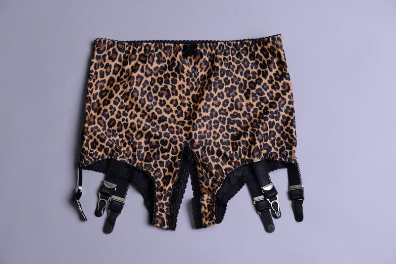 Leopard Print Crotchless Girdle - Haus of Elliott & Lucias Accessories