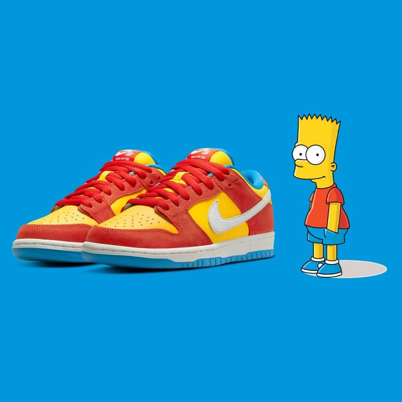 NIKE SB DUNK LOW “BART SIMPSON” 官方高清細節圖 - 𝗚 𝗠𝗮𝗴𝗮𝘇𝗶𝗻𝗲 | 潮流生活總站💡