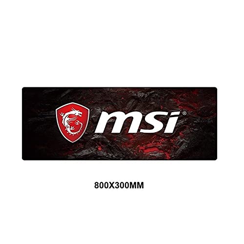 MSI Mouse Pad Large XXL Gamer Anti-slip Rubber Pad Gaming Mousepad to
