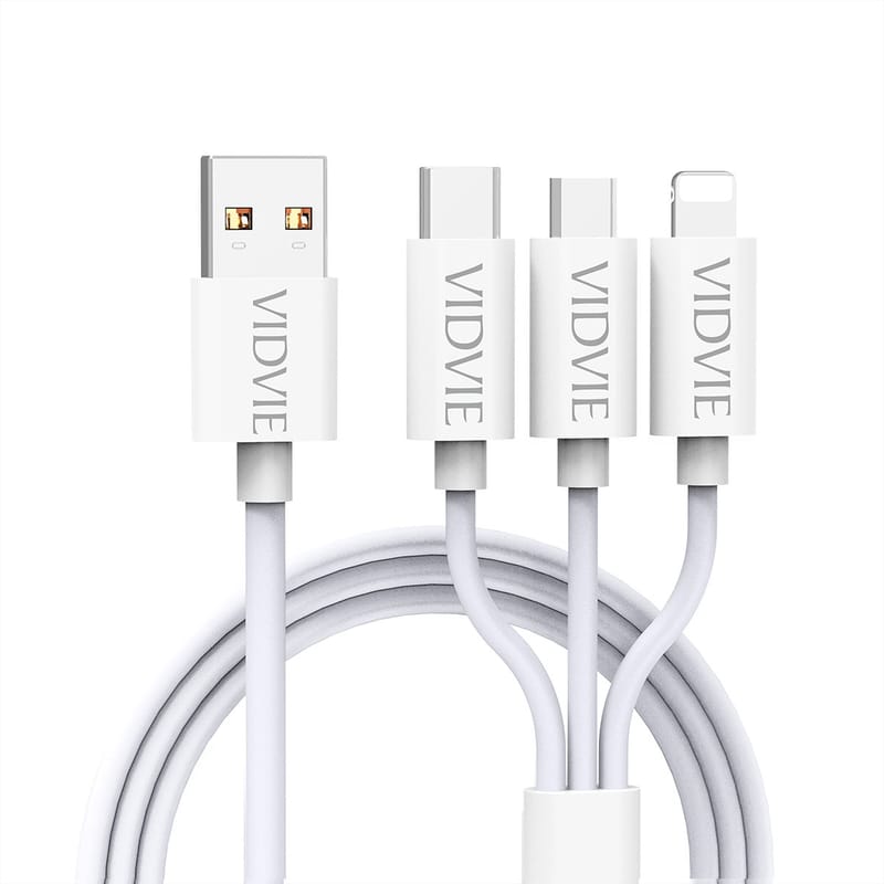 VIDVIE CB475 3 IN 1 MULTI CHARGING DATA CABLE - The Professional For ...
