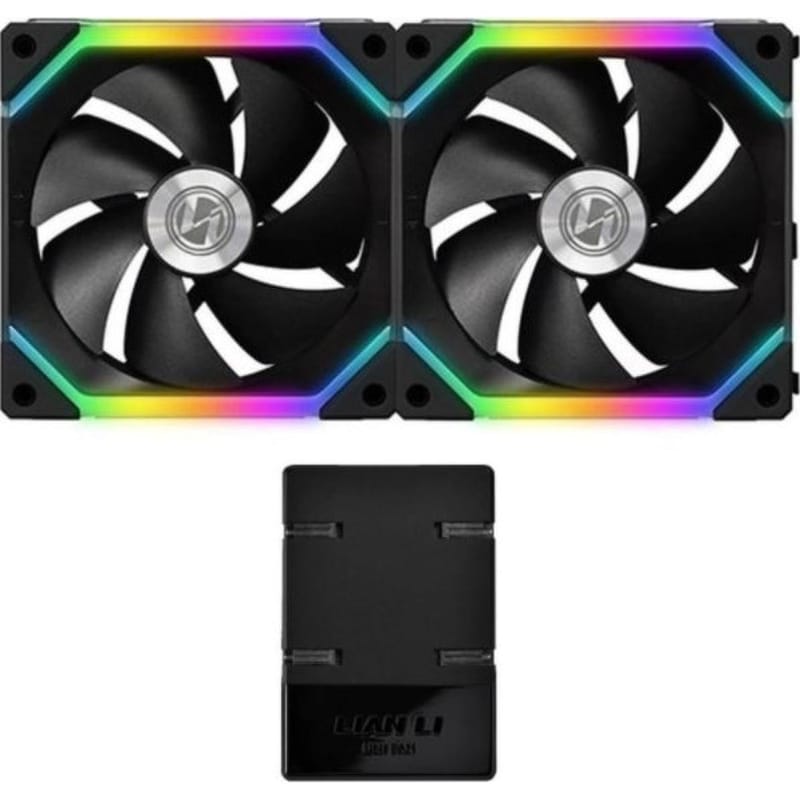 Lian Li UNI Fan SL140 Double Pack Black with Controller
