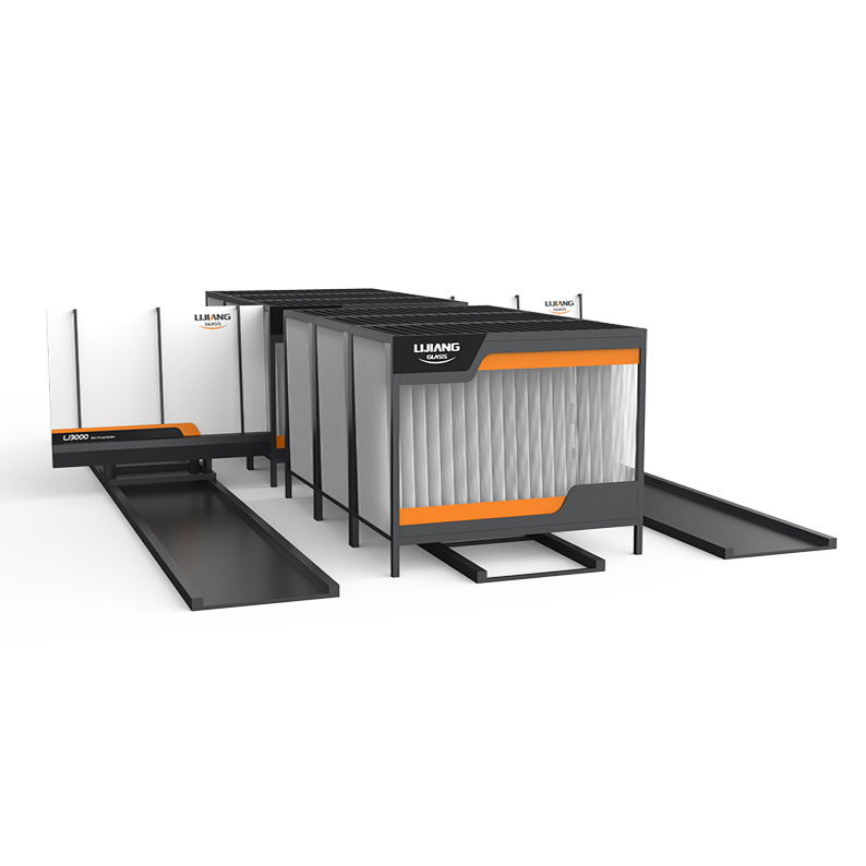 Intelligent Glass Storage and Sorting System - www.LJGlassMachinery.com