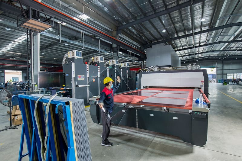 Research on energy-saving technology of glass tempering equipment.