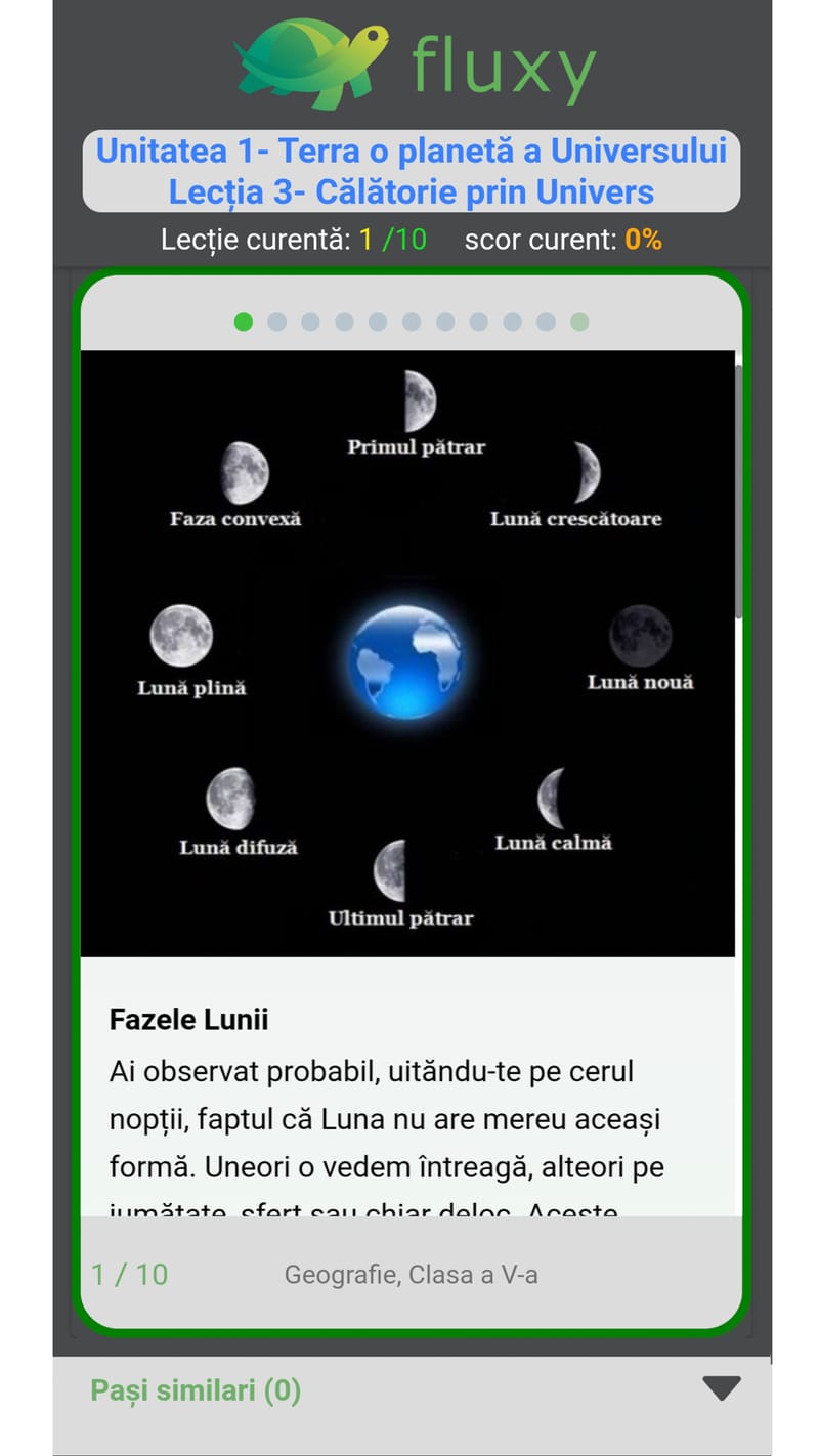 Fluxy - Aplicația Mobilă de Lecții Online