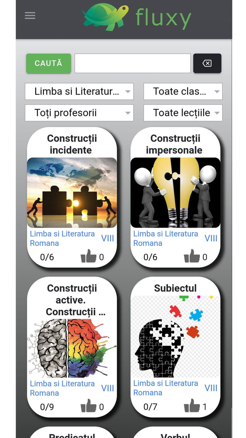 Fluxy - Aplicația Mobilă de Lecții Online