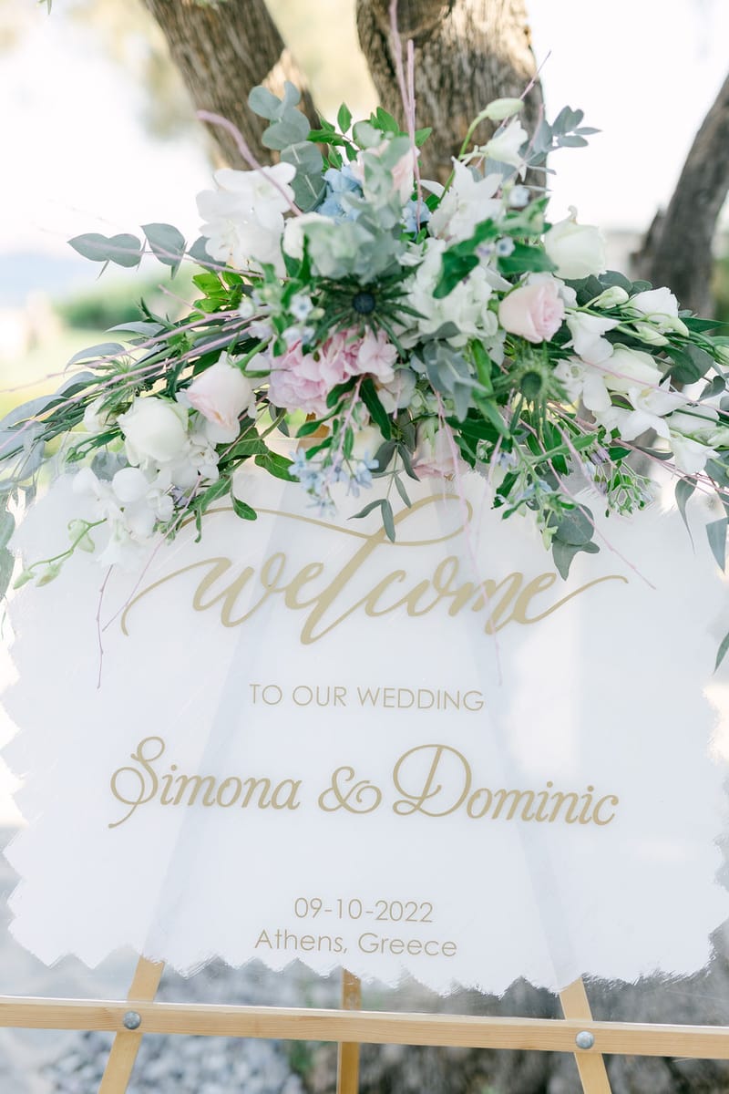 Simona & Dominic Wedding in the Athenian Riviera - FS Events Greece