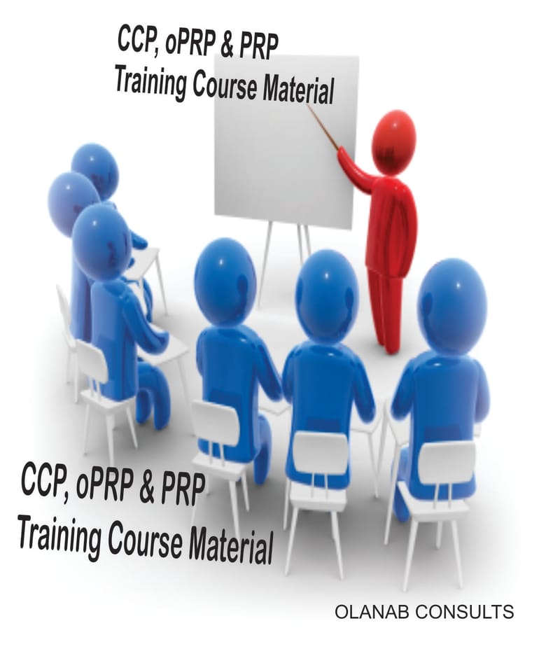 CCPs, oPRP and PRP Training Course Material