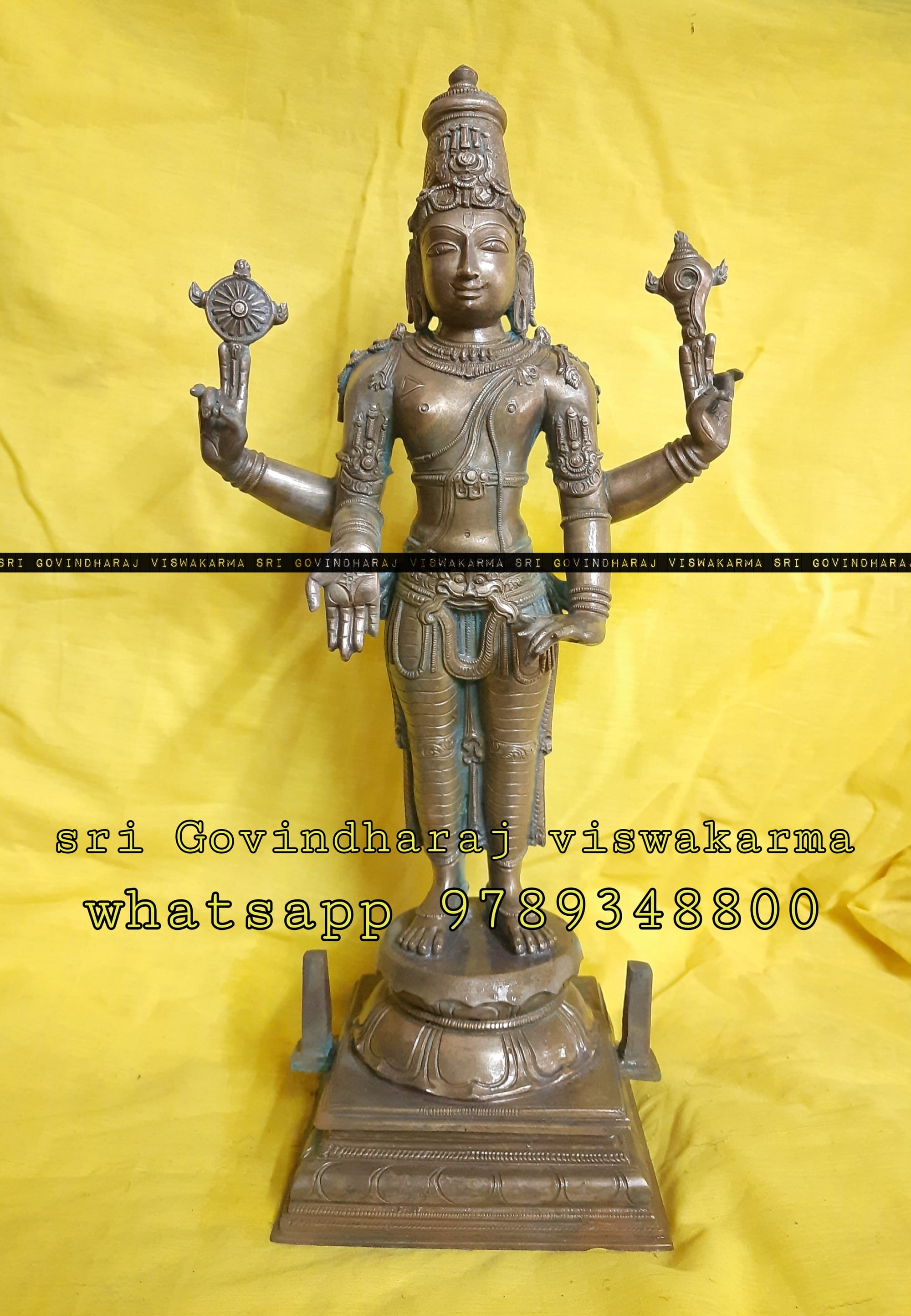 PERUMAL STATUE - SRI GOVINDHARAJ VISHWAKARMA