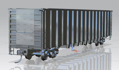 NSC 6000 CF Highside Gondola - NAFTA Scale Models