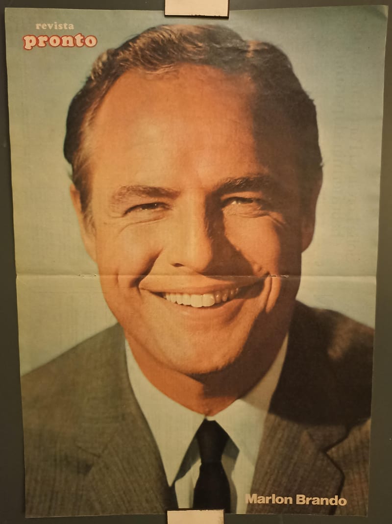 Poster Marlon Brando, años 70 - ATTICAE