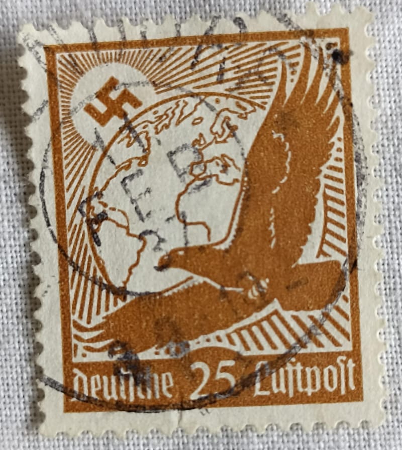 Sello deutsche Luftpost 1933 (III Reich Hitler-Nazi-Alemania) WWII - ATTICAE