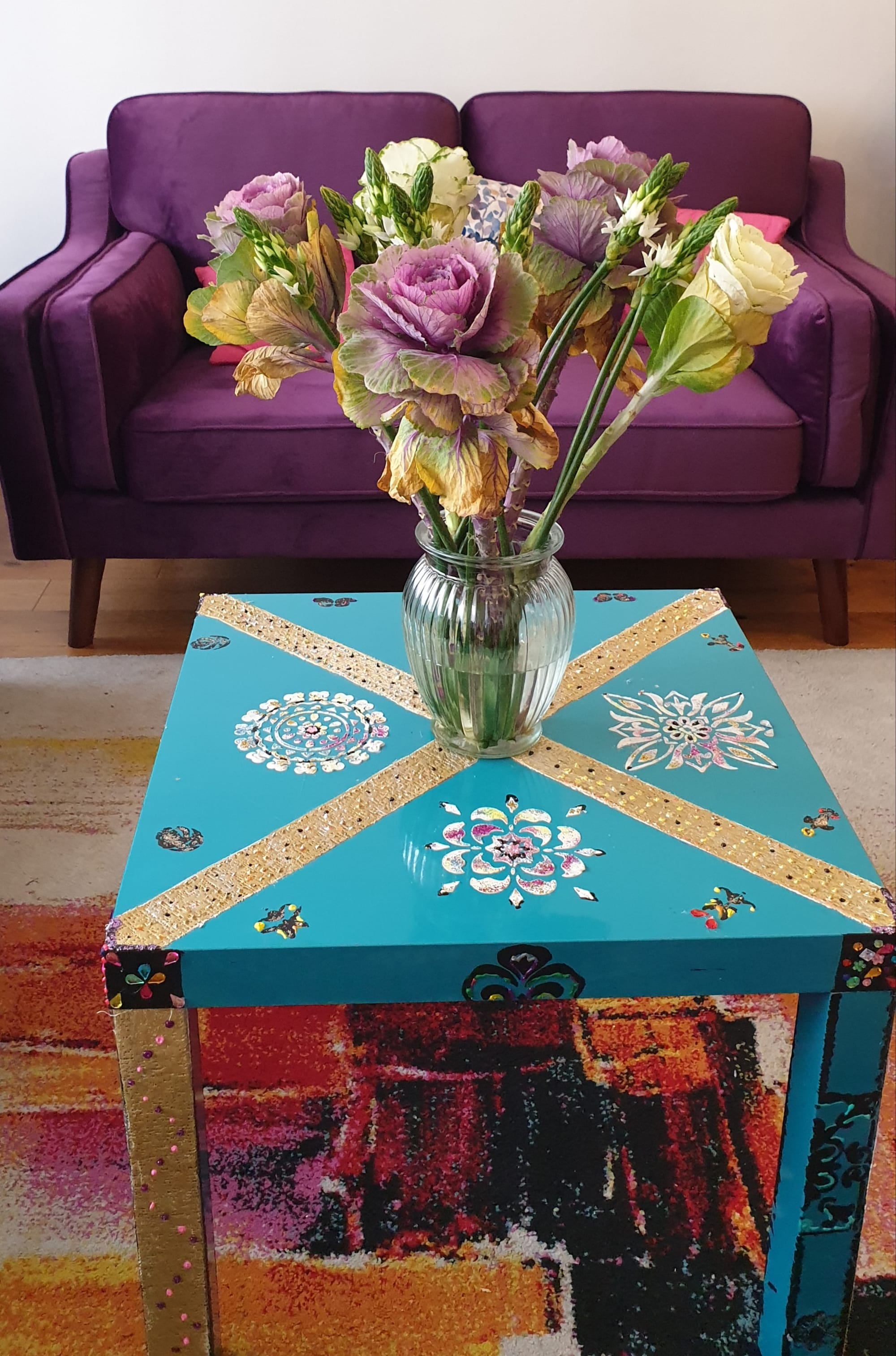 Customisation de table - Fabienne Sebban Creativ