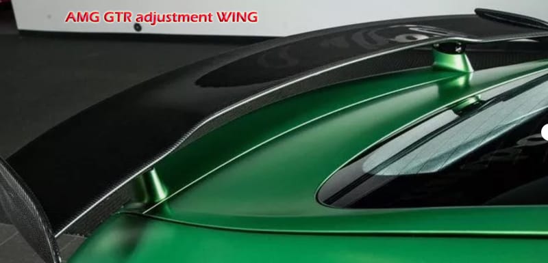 how to adjust amg gtr spoiler setting