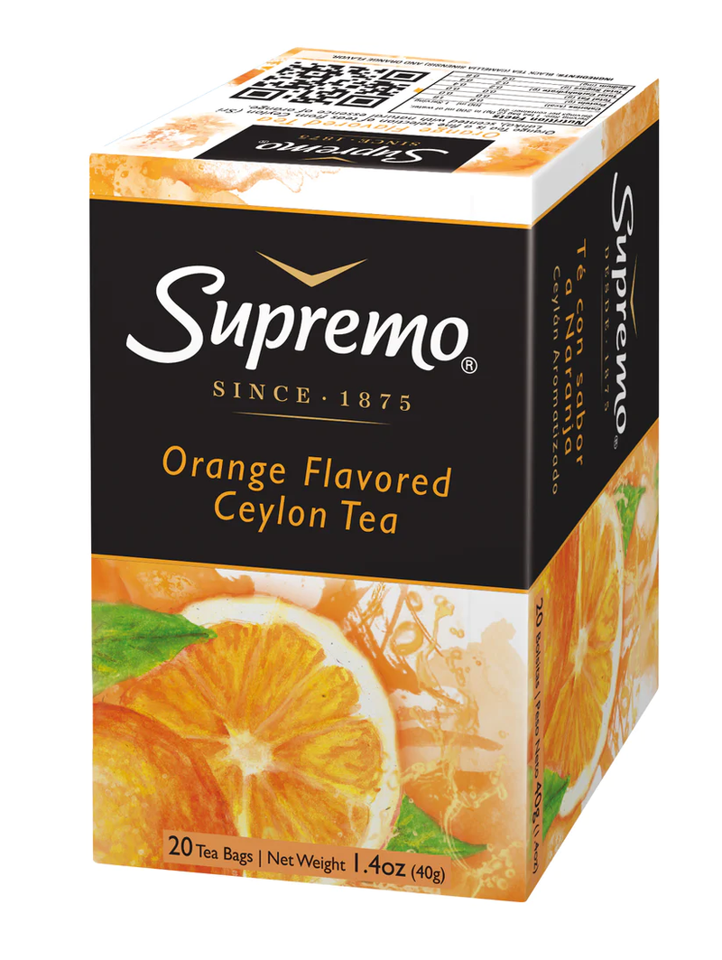 תה שחור בטעם תפוז - SUPREMO