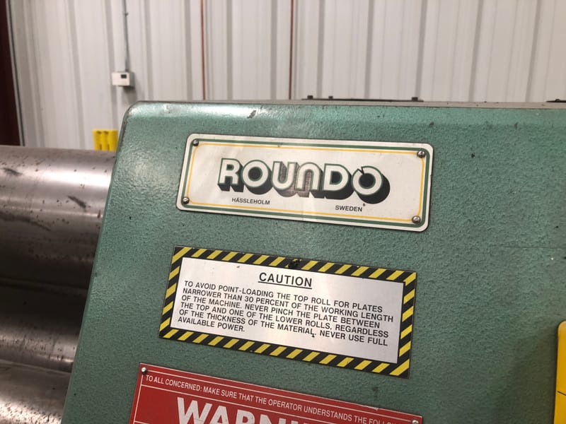 Roundo Plate Roller - Crown Fabricating