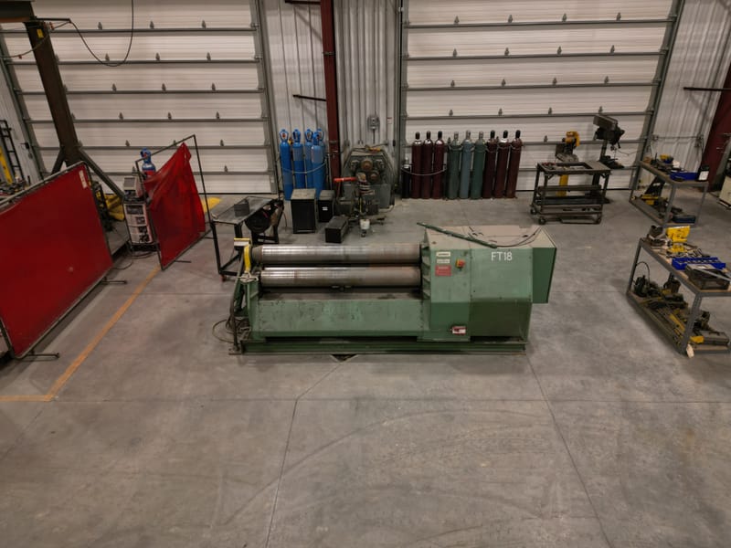Roundo Plate Roller - Crown Fabricating