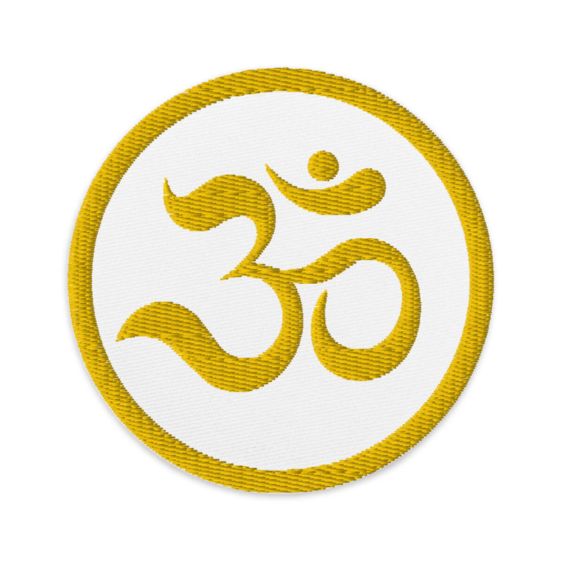 Embroidered patch OM Symbol - Din sten