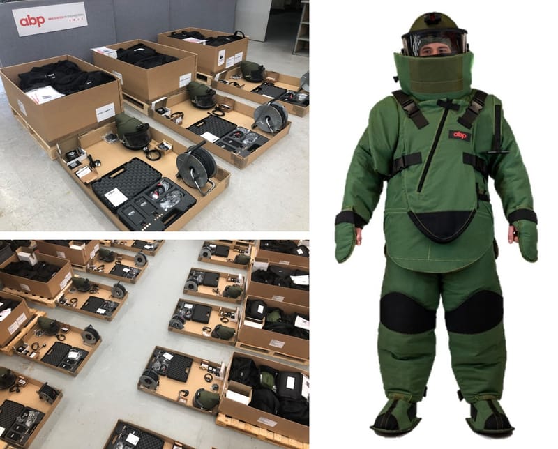 ABL7000 Bomb Suit - ABP Technologies