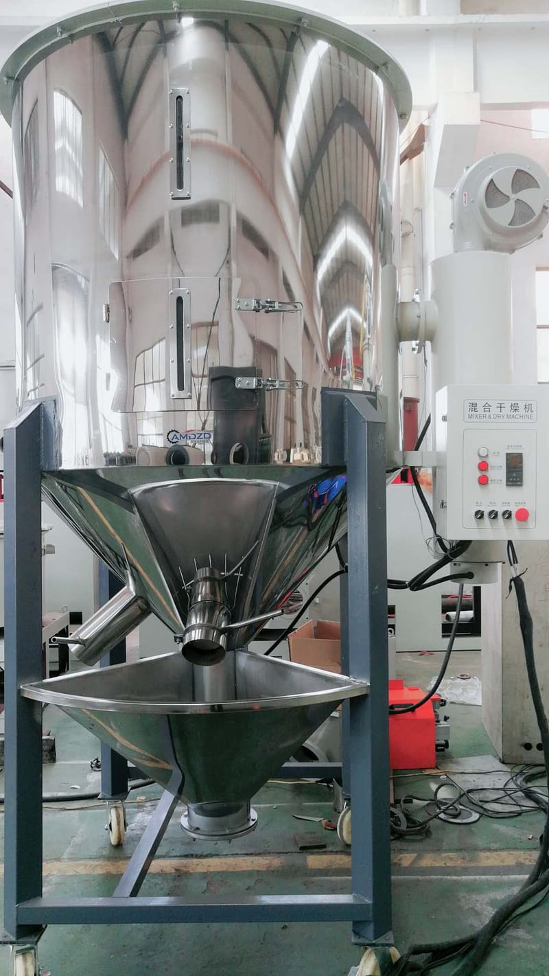 Vertical Plastic PE ABS Pellets Mixer High Speed Mixer