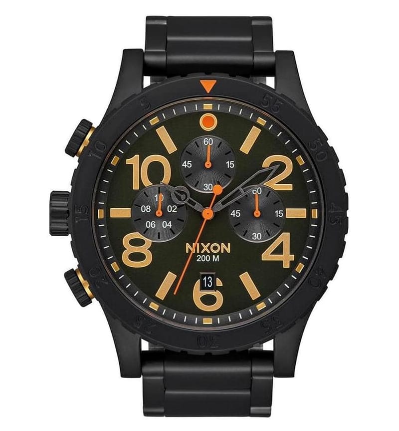 Relojes Nixon para dama y caballero, fabricados en acero