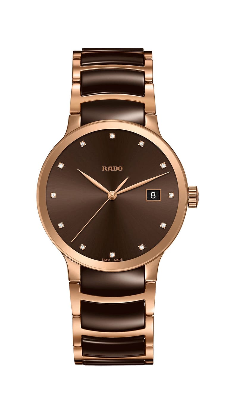 Relojes Rado para dama y caballero, caja de acero