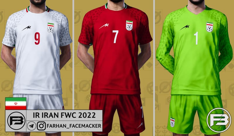 IRAN FIFA WORLD CUP 2022 KIT - alireza store