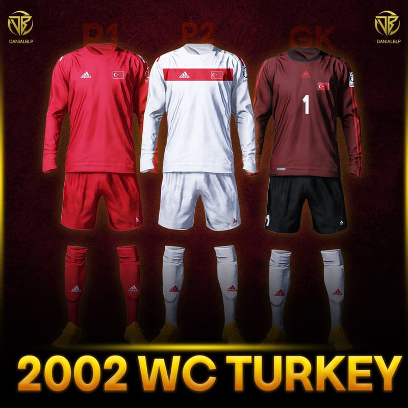 kit Turkey 2002 world cup - alireza store