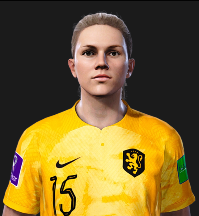 Woman player PES FACE