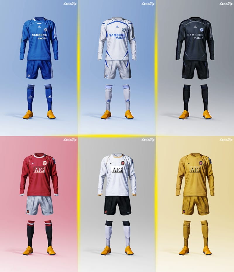 kit Chelsea and MNU 2006 - alireza store