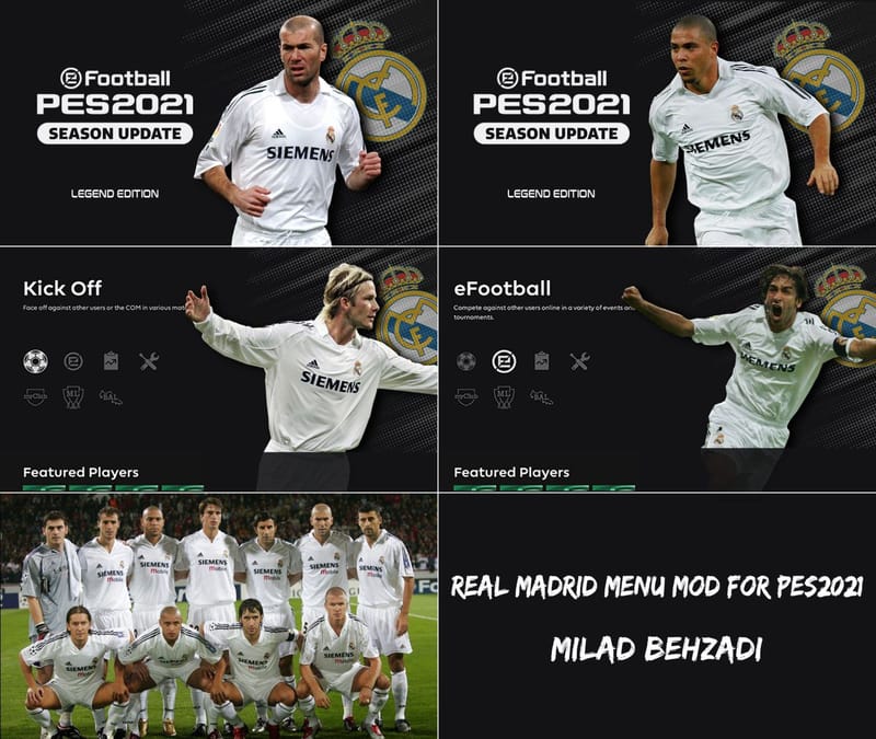 Real Madrid Menu Mod - alireza store