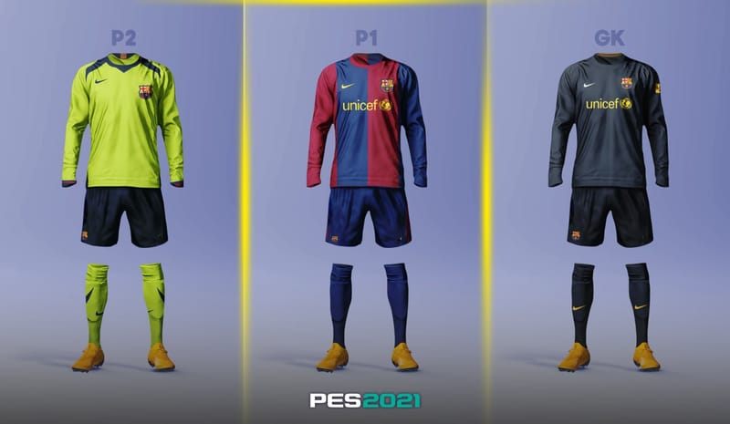 Barcelona 2006 kits& number - alireza store