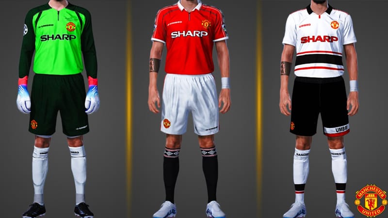 Manchester United 1998 kits - alireza store