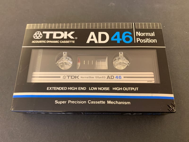 TDK AD 46 1982 - Vintage-Cassettes.com
