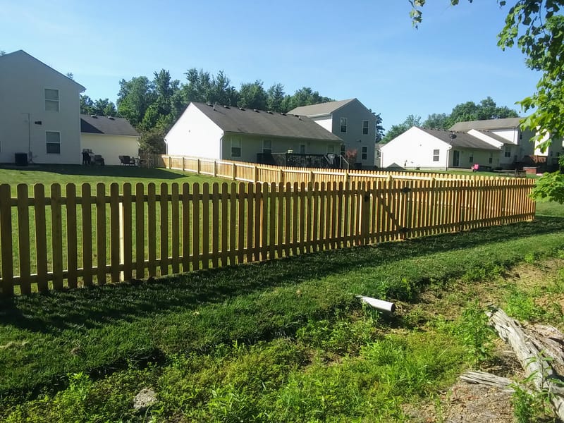 4' Picket 2" Space - CBS Fence Company